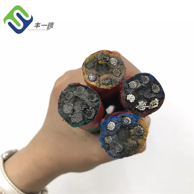 6 Strand 16mm Polyester Combination Rope Playground Wire Rope For ...