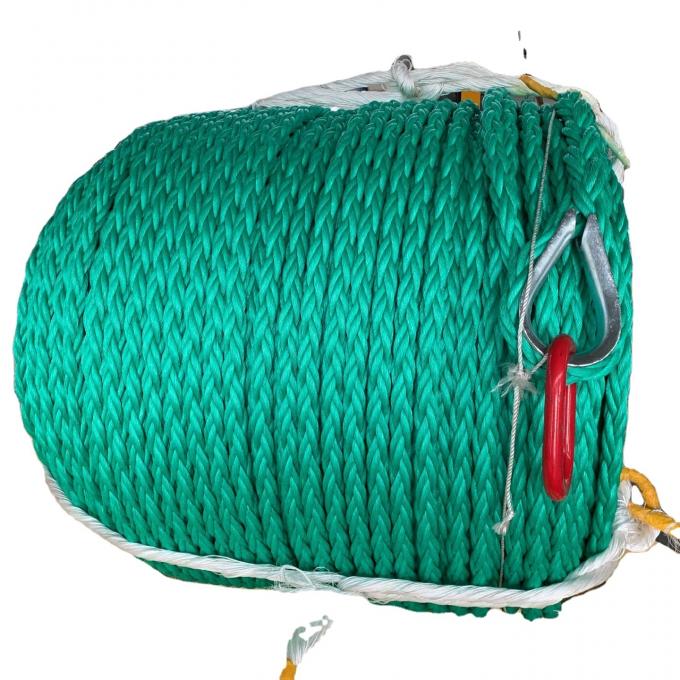 40mm 8 stramd Polypropylene combination wire rope for deep sea cable laying