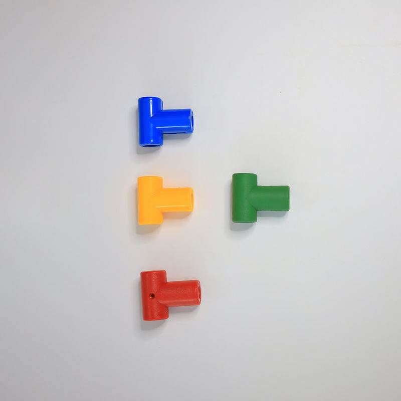 PA6 Plastic T Playground Rope Connector 16mm Colored For Climbing Net
