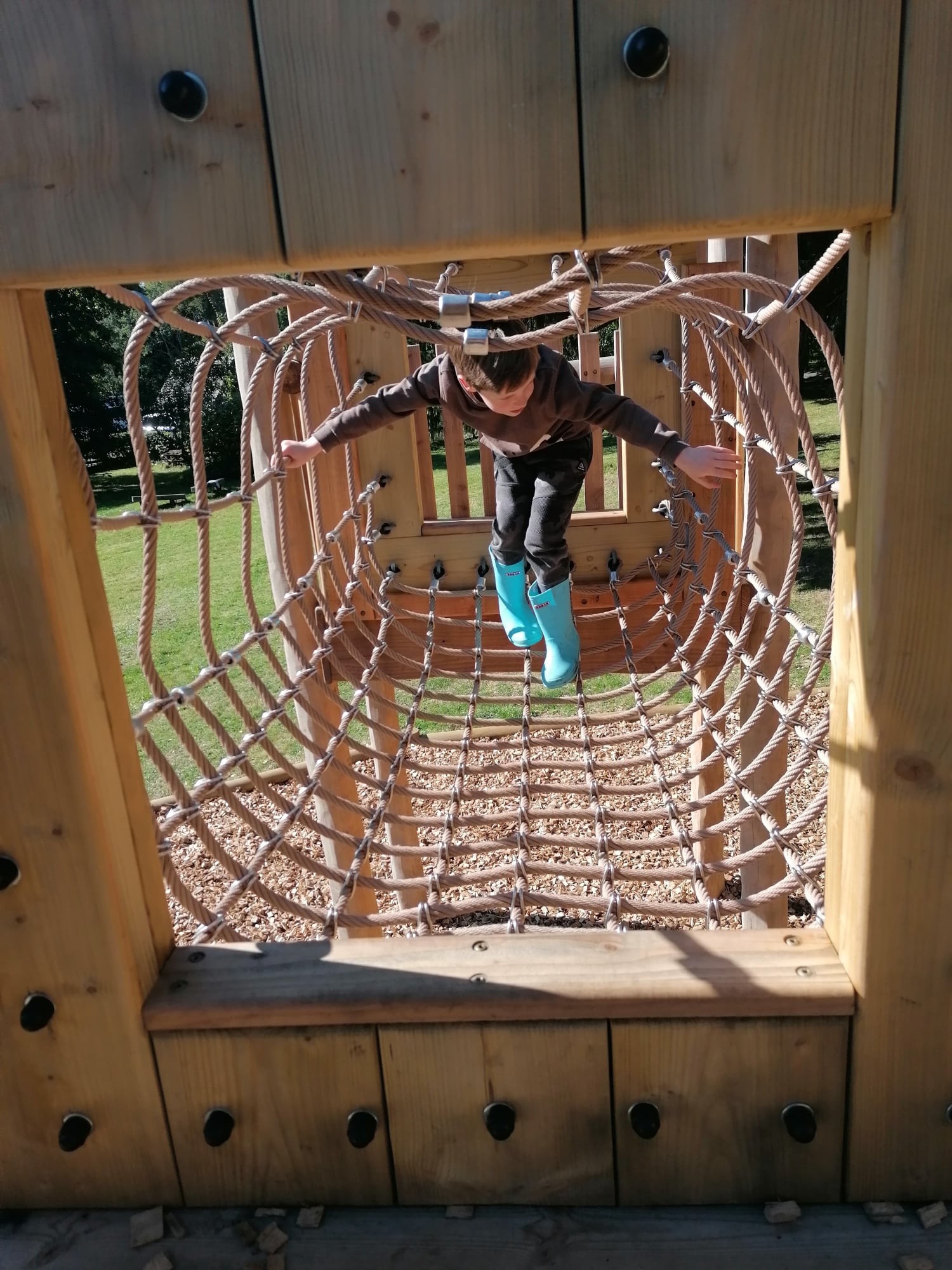 Dia 16mm Playground Combination Rope Tunnel For Kids Playing