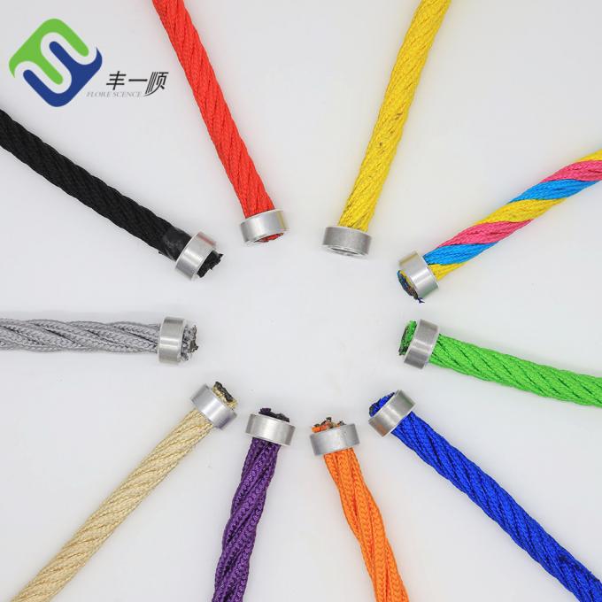 18mm Playground Wire Steel Core Rope 6 Strand Polypropylene Combination