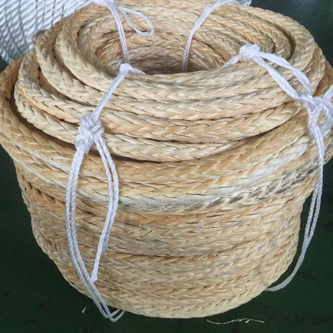 60mm Ultra High Molecular Weight Polyethylene Rope 12 Strand MBL ...
