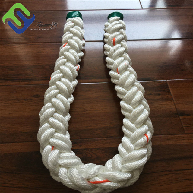 40mmx200m 8 Strand Plaited Rope Marine Vessel Braided Polyester Cord