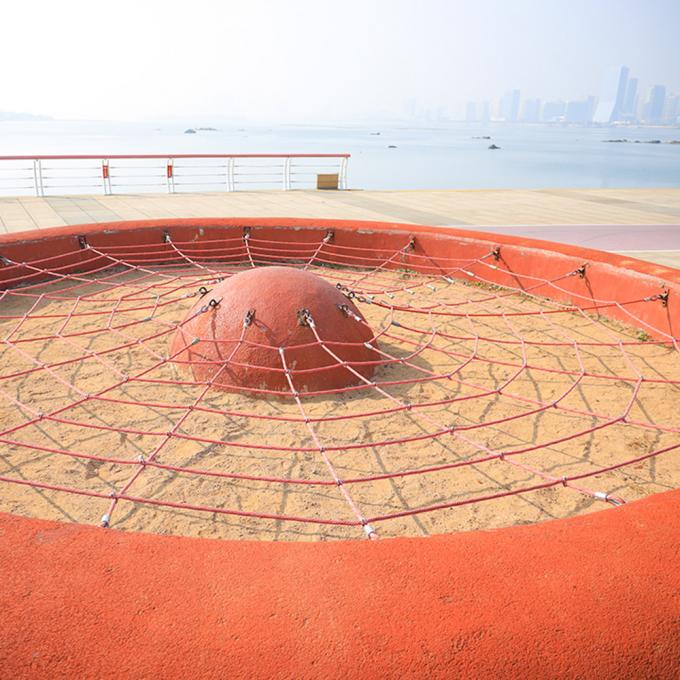 Kids Playground Climbing Net Commercial Outdoor Triangle Rope Scramble Net